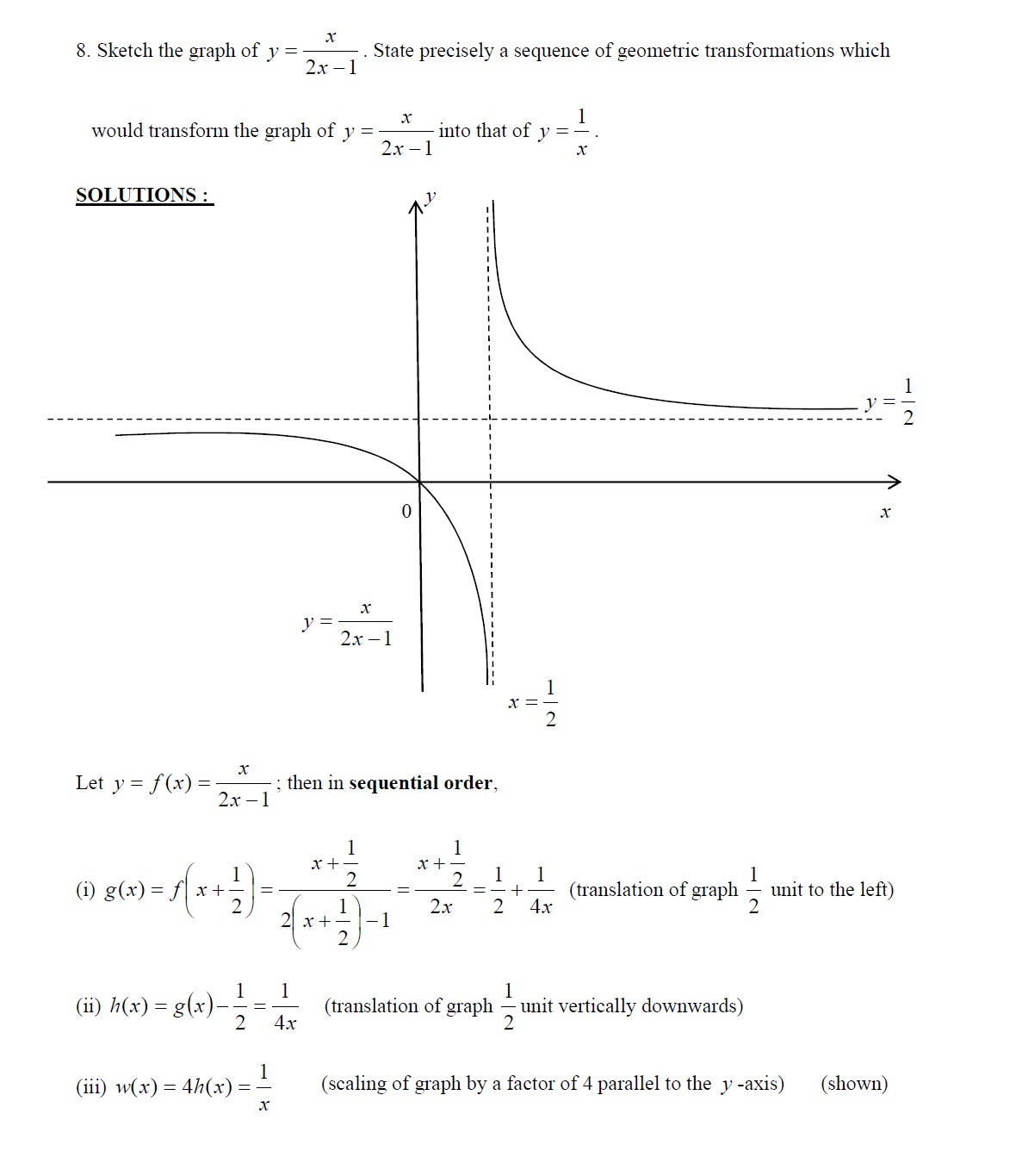 H2 Maths Tuition By White Group Mathematics