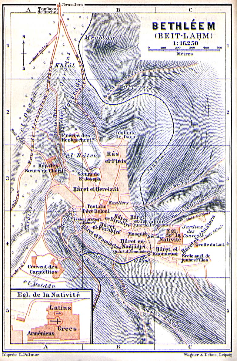 metousia: Map of Bethlehem