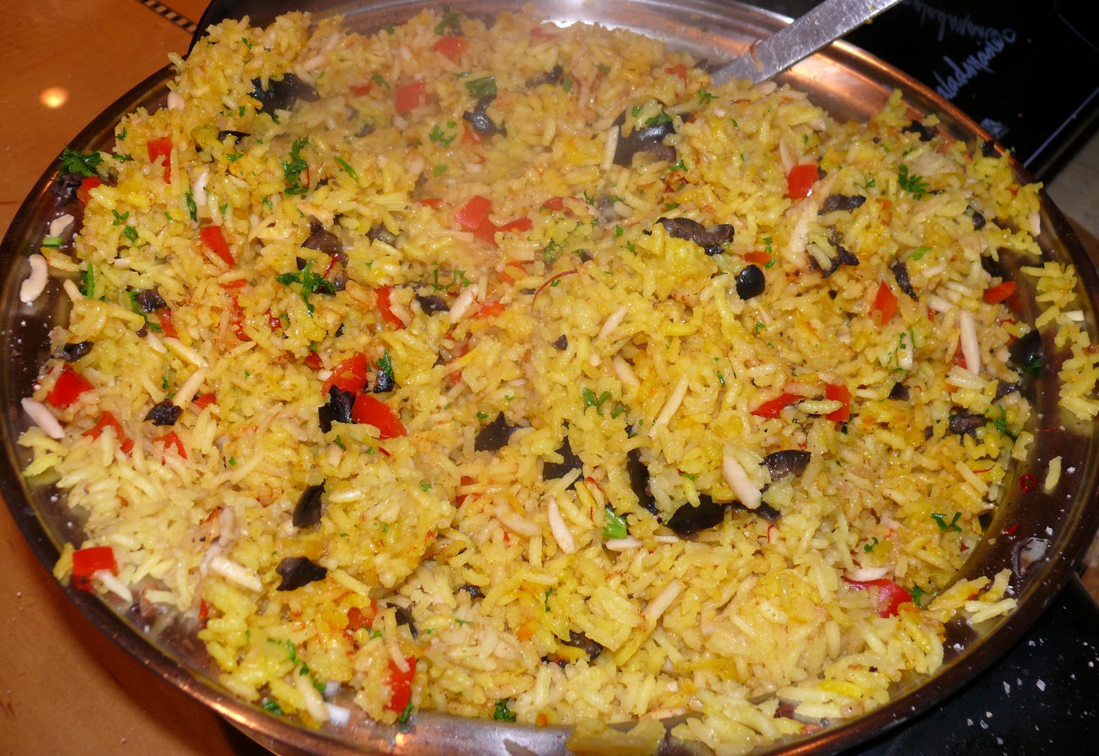 Foodture: Cooking for a Healthy Future: Saffron Almond Rice Pilaf