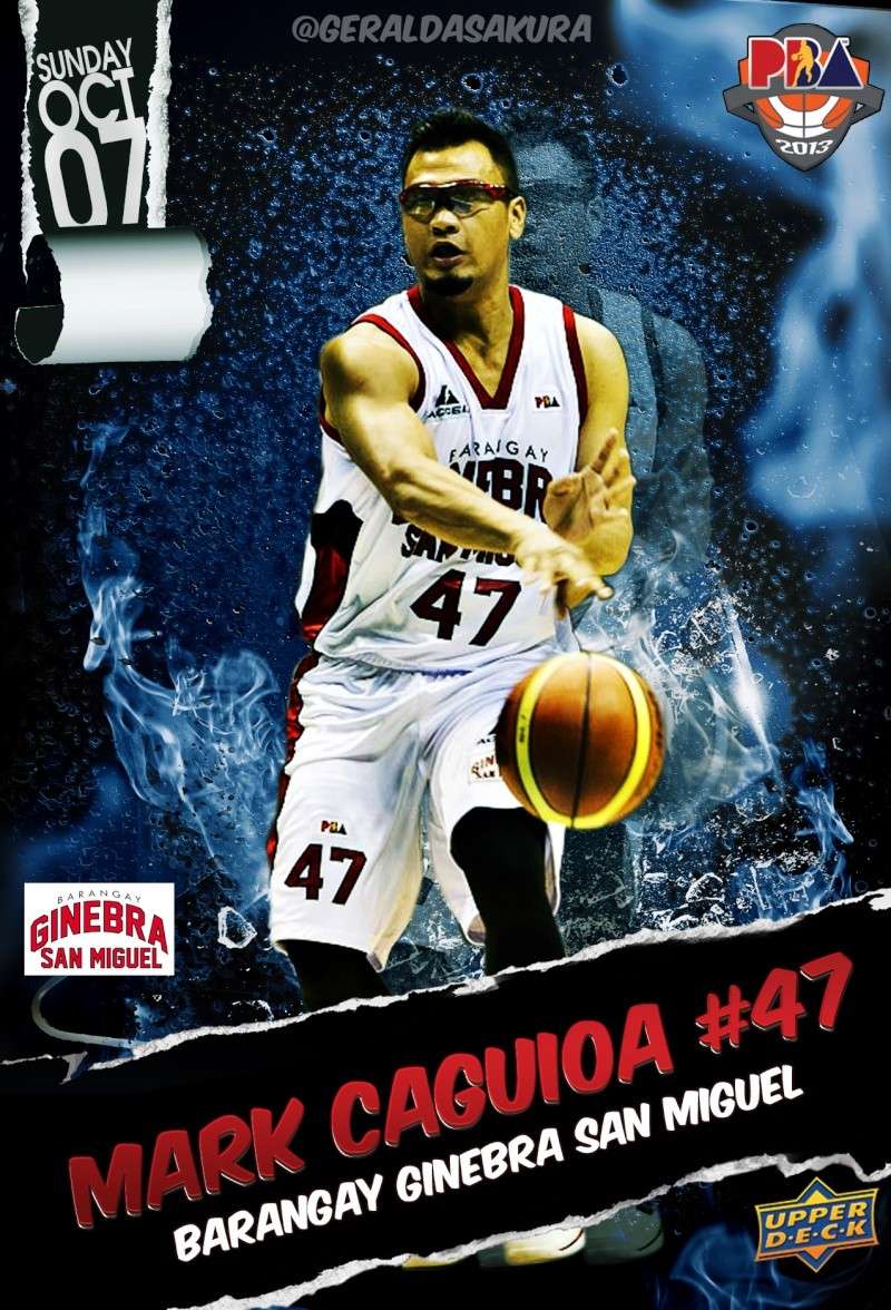Mico Halili: PBA Fan Art - Ginebra Edition.