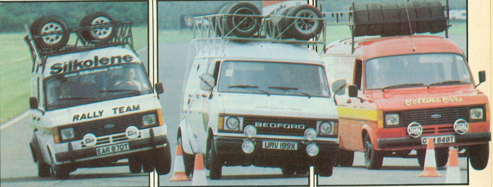 Bedford CF2 Van: A trio of rally support vans (1982)