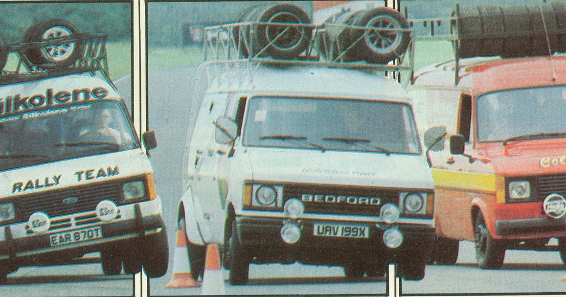 Bedford CF2 Van: A trio of rally support vans (1982)