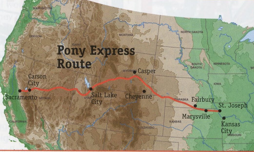 MR. HALL'S AMERICAN HISTORY CLASS: The Pony Express