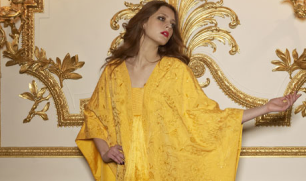 costume detail: Spider Silk Robe