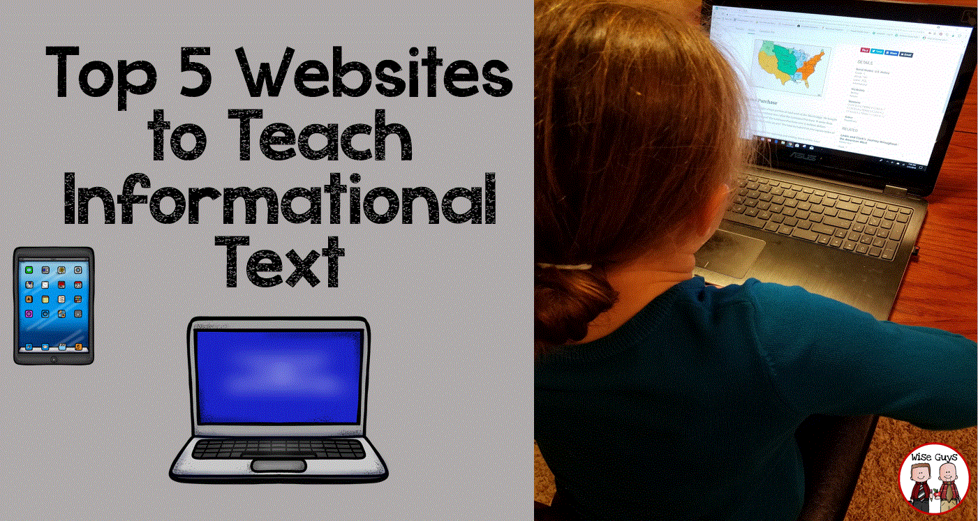 Five Great Websites to Teach Informational Text | Upper Elementary ...