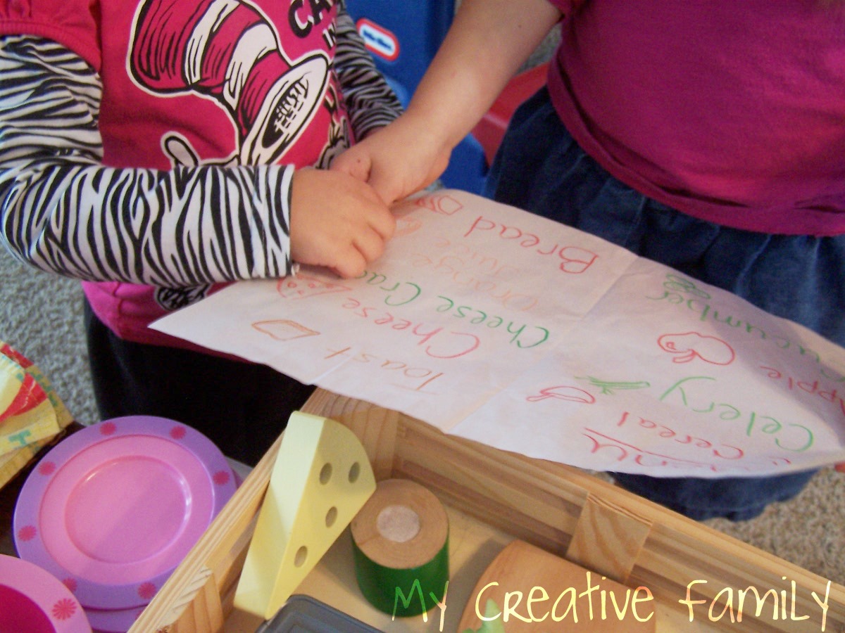 A Pretend Snack Bar - Creative Family Fun