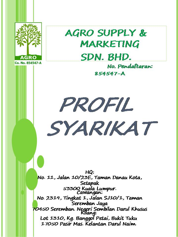Baja Tanaman Dan Pertanian: Profail Syarikat