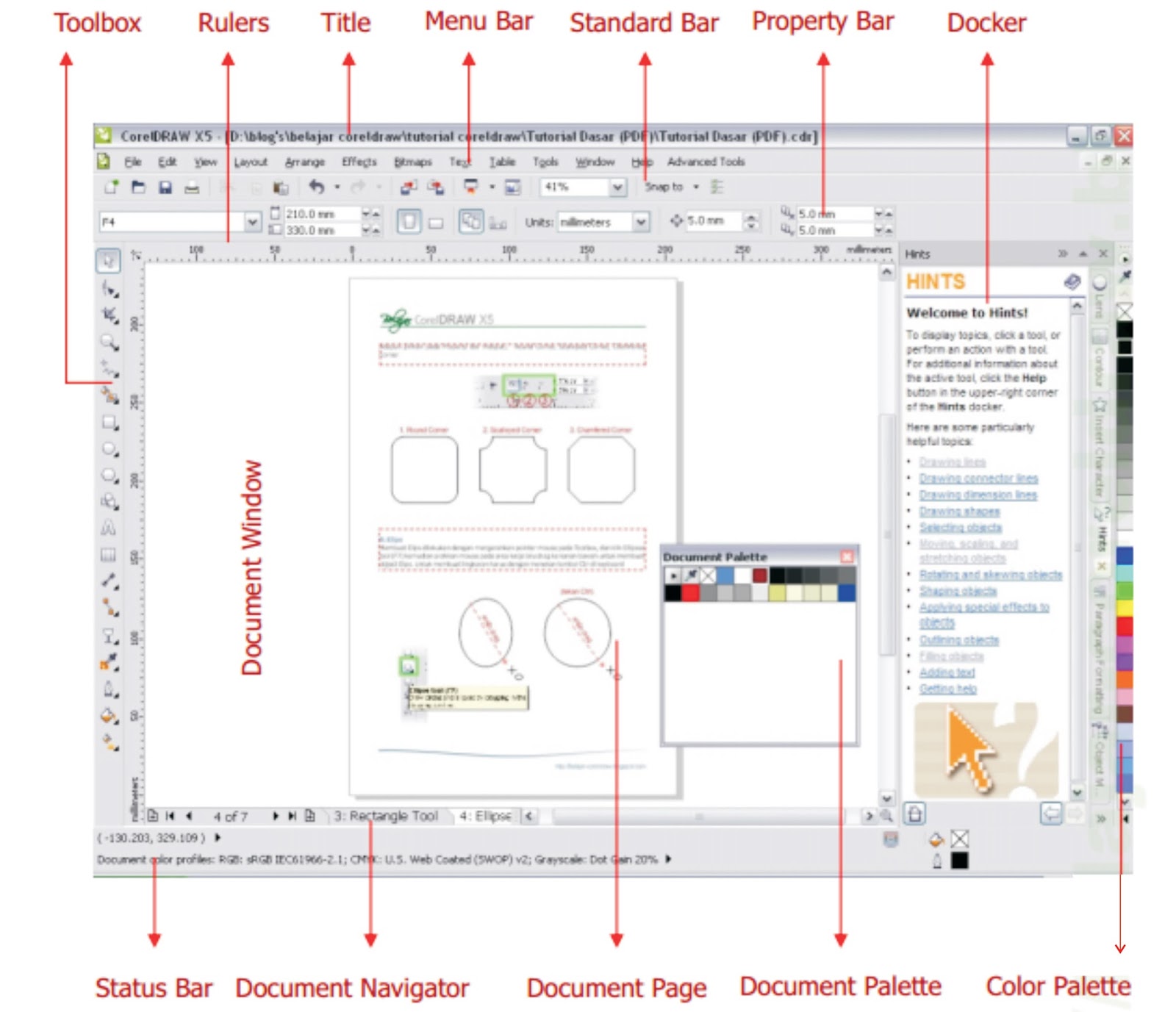 Mengenal Corel Draw x5 - Considered Design