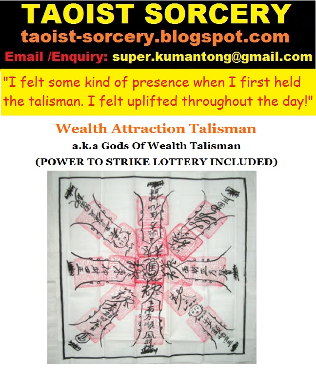 TAOIST SORCERY MASTER: How To Keep & Use Gods Of Wealth Talisman?
