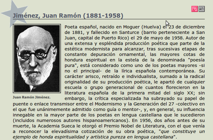NUNCA SE DEJA DE APRENDER: Juan Ramón Jiménez