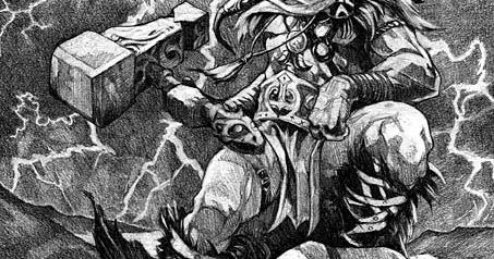 Arcanoteca: Mitologia Nordica: Thor e seu Criado Thialfi