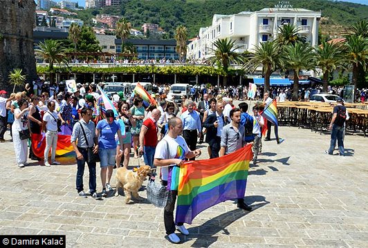 Ben Aquila's blog: Montenegro First Gay Pride Parade... Protected by Police