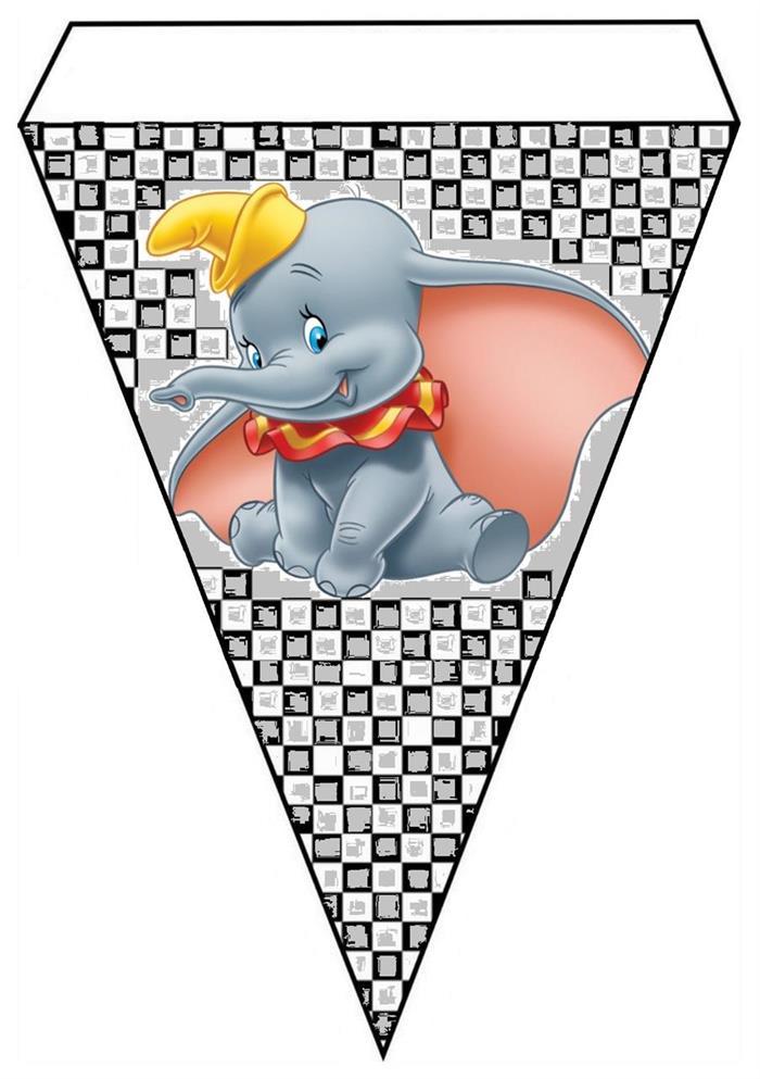 Dumbo: Free Printable Toppers, Stickers or Labels. - Oh My Fiesta! in ...