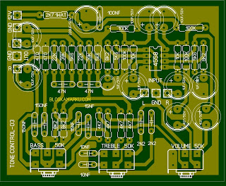 Layout PCB Membuat Tone Control stereo dengan IC 4558 – BLOGKAMARKU