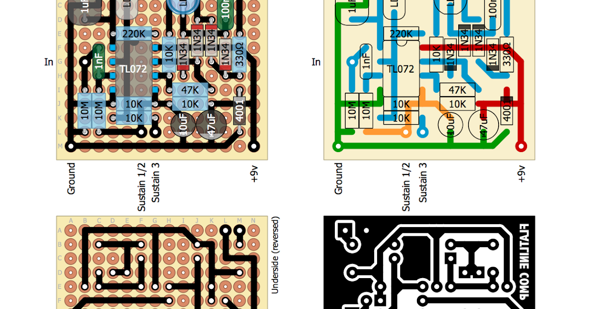 Perf and PCB Effects Layouts: Hollis Flatline Optical Compressor