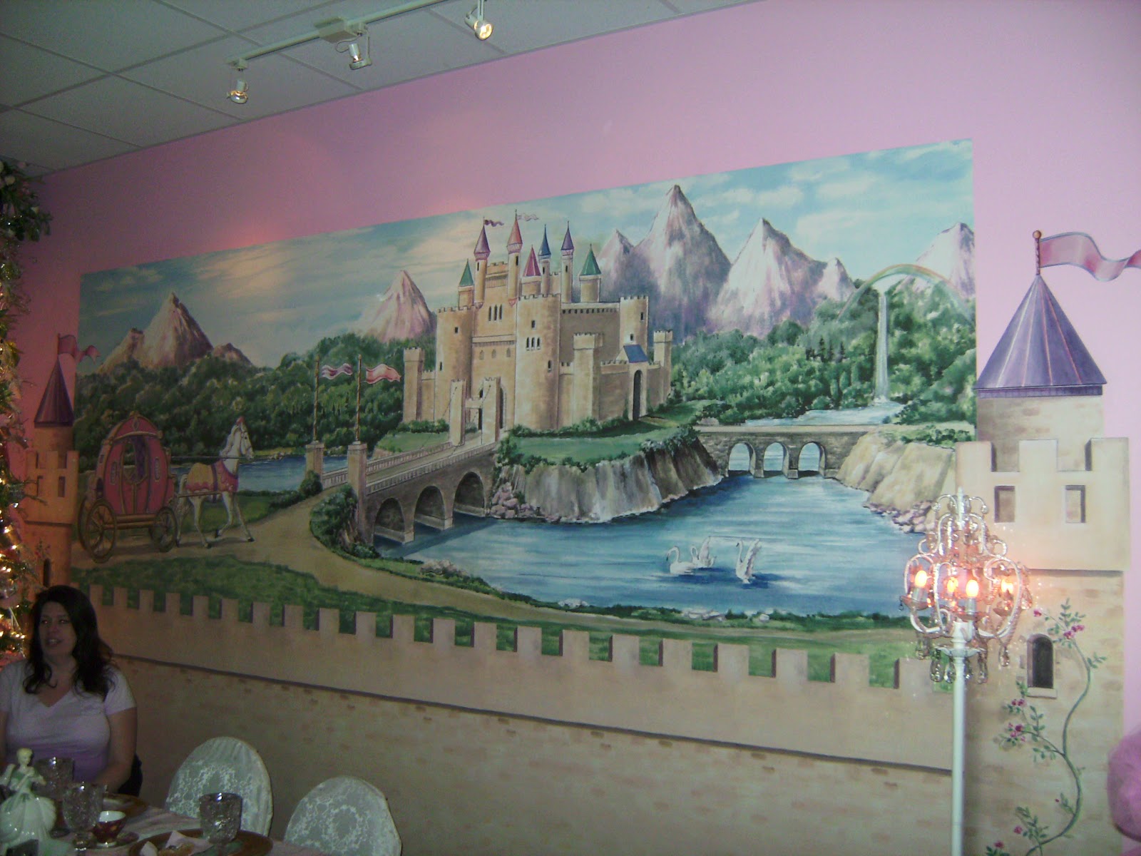 Relevant Tea Leaf: Isabella and Brooke at Tea Party Castle