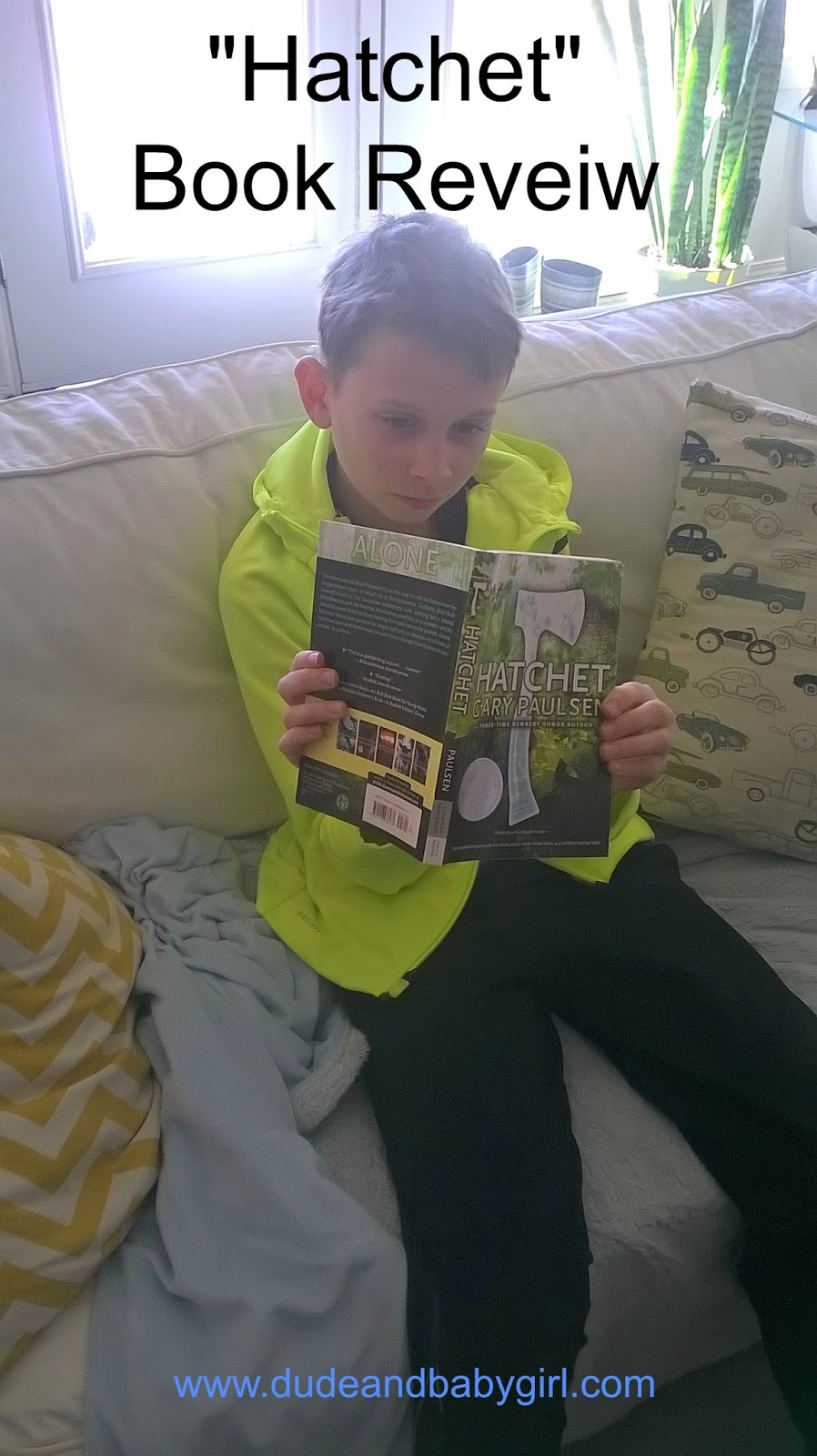 Dude & Baby Girl: Hatchet Book Review