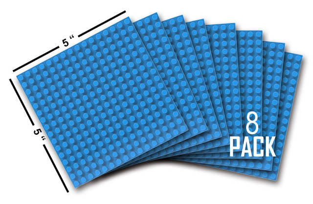 An Apel a Day: Blue Building Baseplate 5x5 8 pack Review