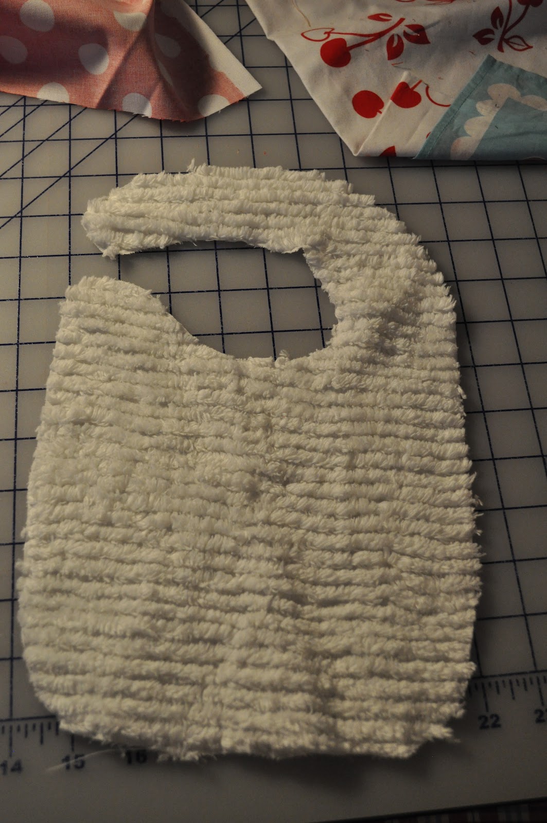 The Little Fabric Blog: Easy Baby Bib Tutorial
