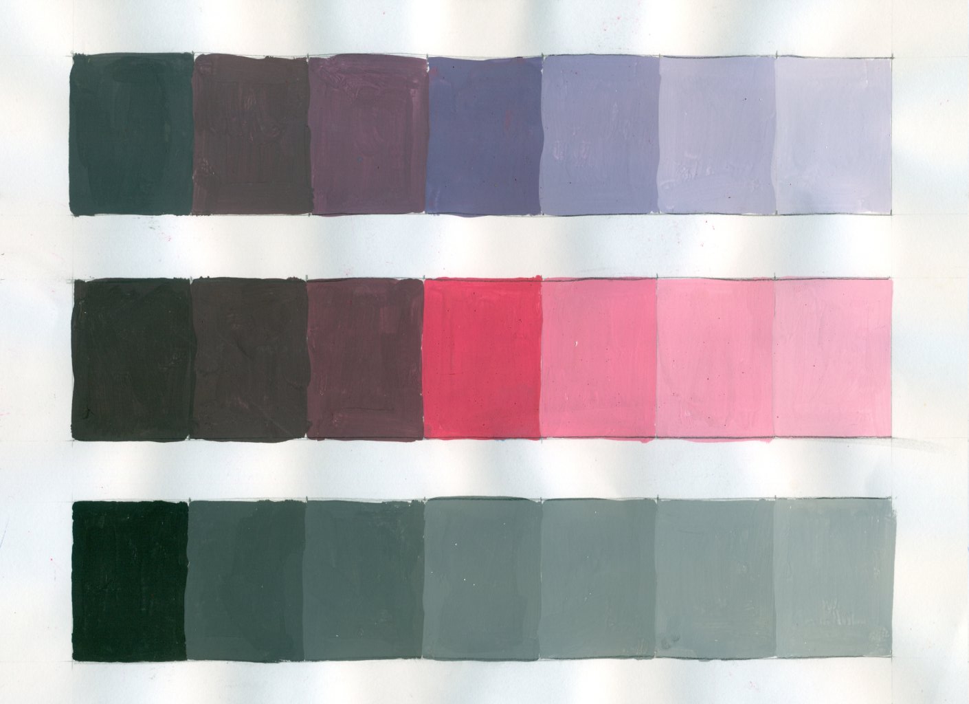 Arte hasta en la sopa: ESCALAS DE COLOR