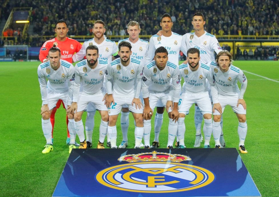 REAL MADRID contra Borussia Dortmund 26/09/2017 Liga de Campeones