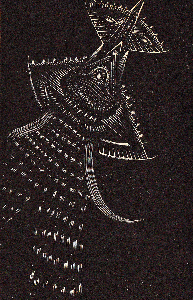 Onbux in ye olde mowrnings: Ian Hugo: gravados para Under a glass bell ...