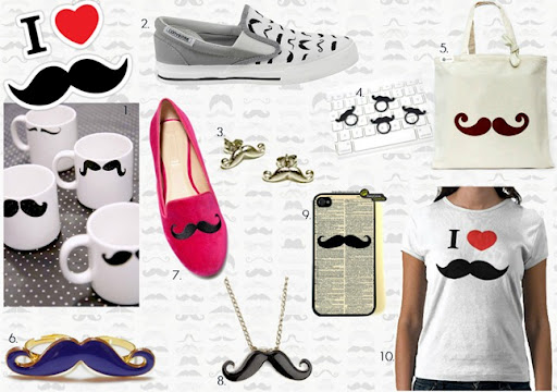 Diário de uma Adolescente ♪ ♫: Mustache: moda descolada do bigode ...