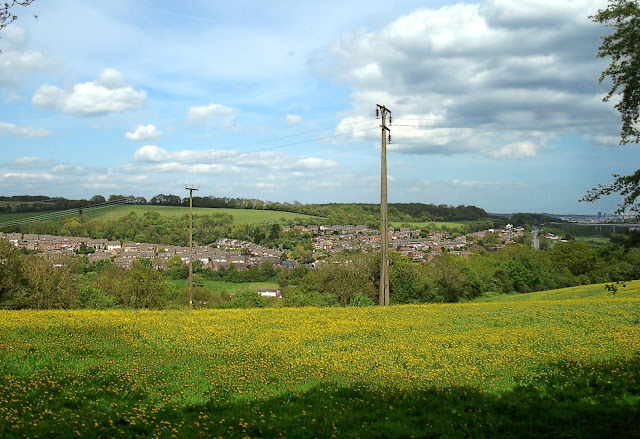 Halling Views...: Cuxton Church to Upper Bush
