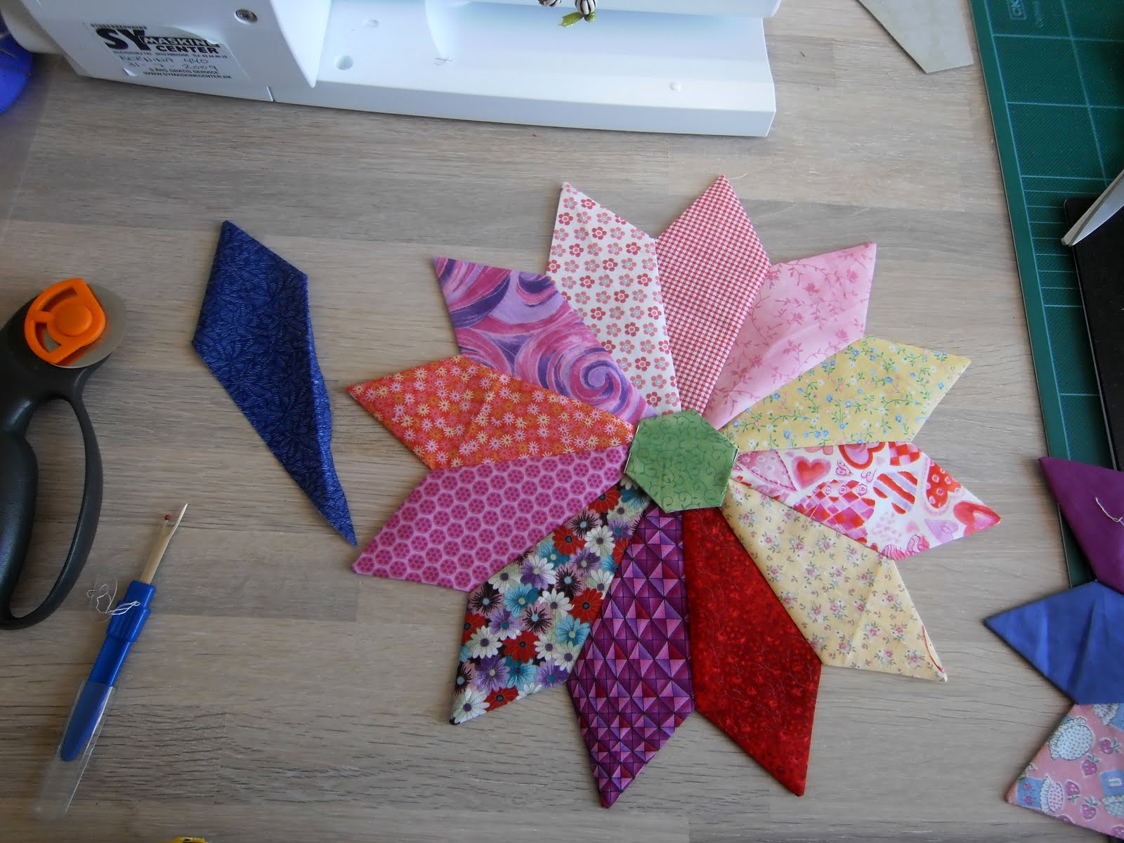 Patchwork-blomsten: Hvad skete der lige der......