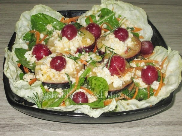 Shobha's Food Mazaa: PLUM SALAD