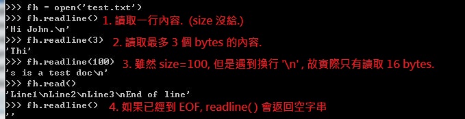 程式扎記 Python Std Library Built In Types File Objects 3201
