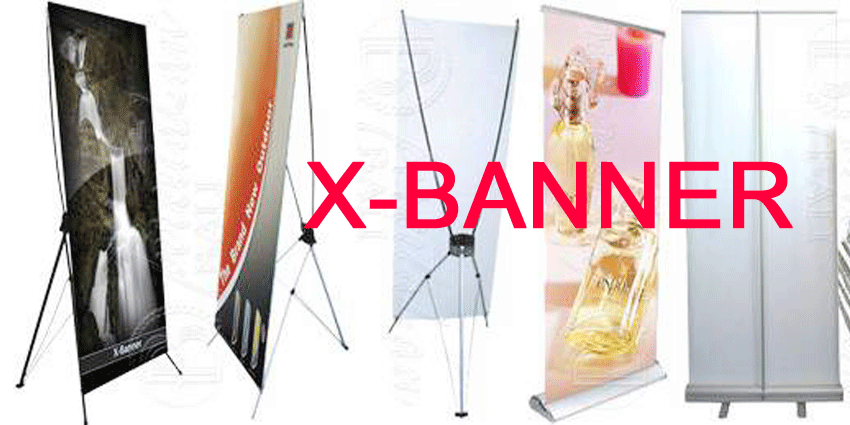 Percetakan, X-Banner, Rollup & Standing Banner | DE DU Printing