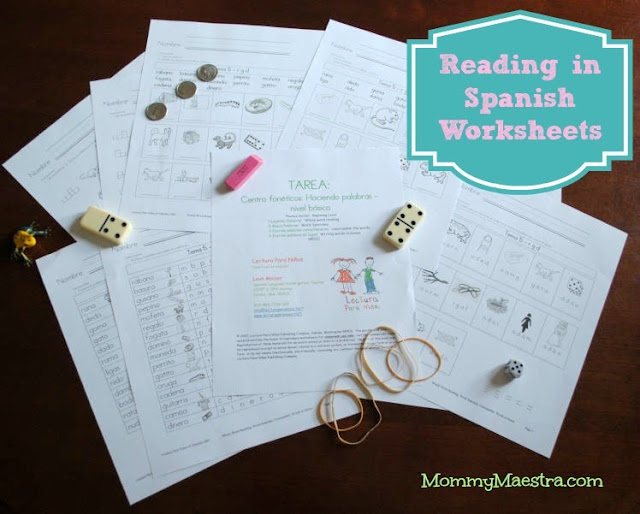 Mommy Maestra: Free Spanish Reading Worksheets: Haciendo palabras