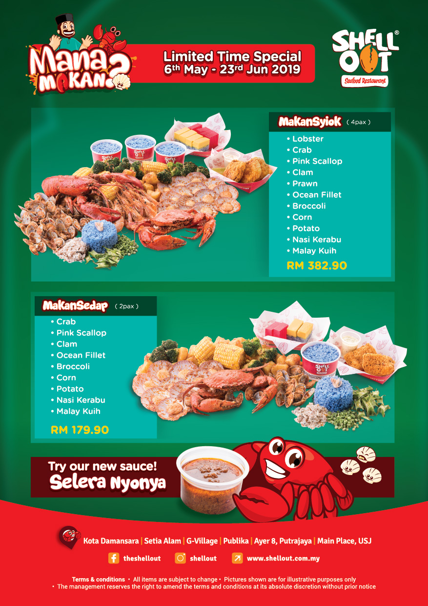 Shell Out Promosi Set Makan Syiok dan Set Makan Sedap Sepanjang ...