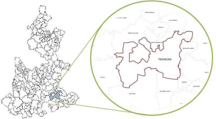 Tehuacán Lugar de Dioses: Ubicación Geográfica de Tehuacán