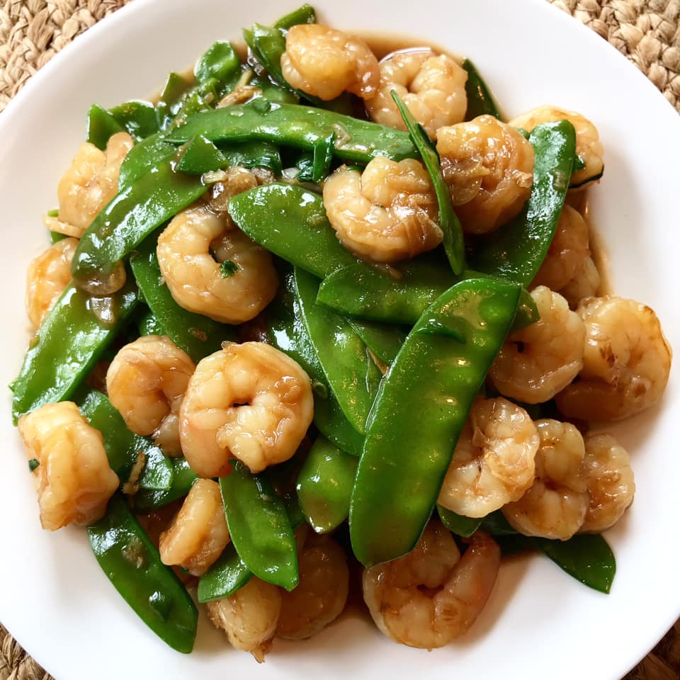 Shrimp and Snow Peas Recipe