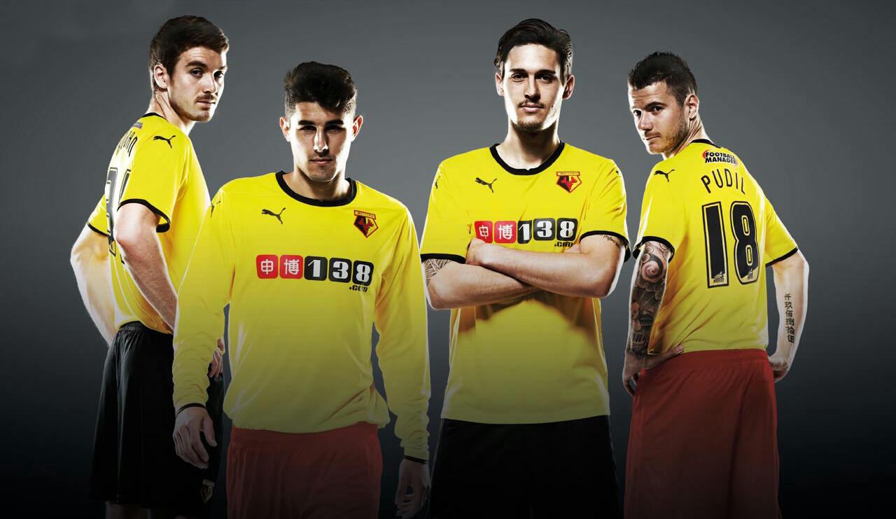 New Watford 14-15 Home and Away Kits Released - Footy Headlines