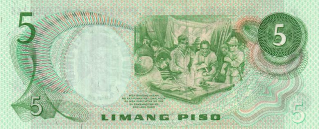 1974~1985 Php5.00 Ang Bagong Lipunan Series