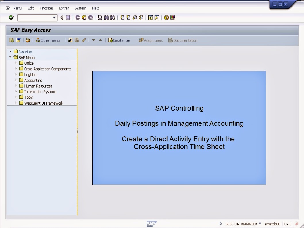 青蛙SAP分享 Froggy's SAP sharing: SAP CO - Create a Direct Activity Entry ...