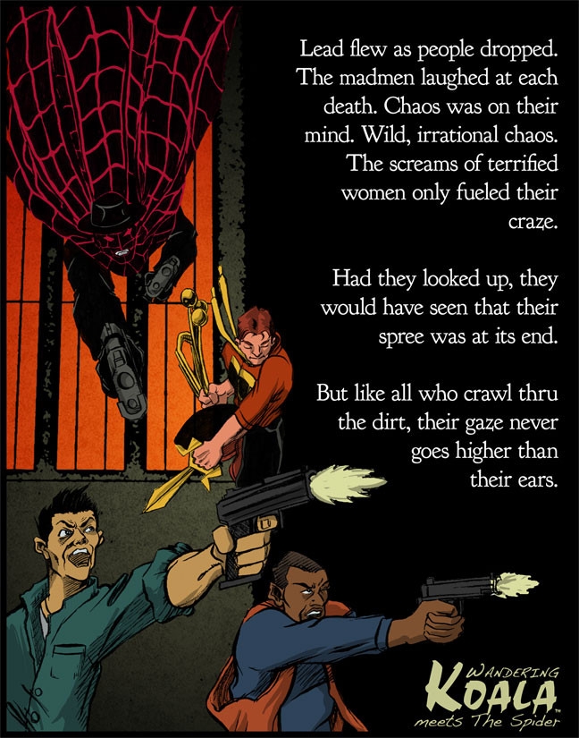 A Touch of Jeff: Pulp Heroes: Wandering Koala meets The Spider, Master ...