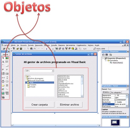 Lenguaje Visual Basic : Objetos y eventos de Visual Basic