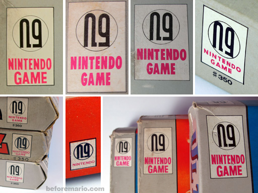 beforemario: Nintendo's logo through the years