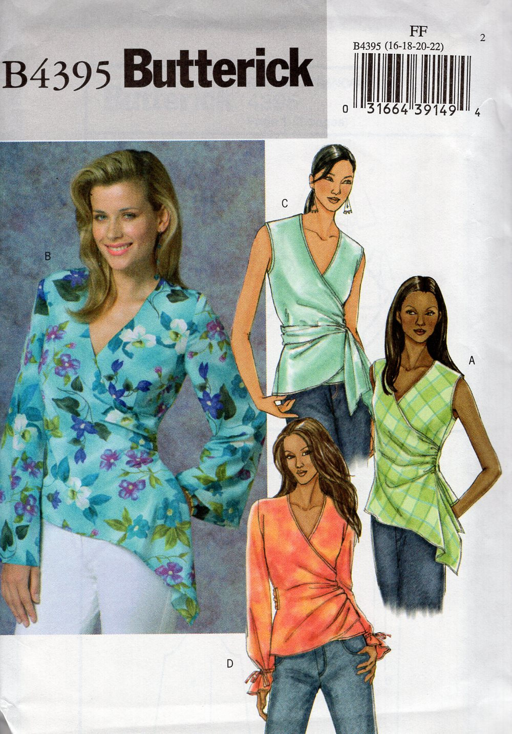 Sew Ruthie Style: Ivory Broderie Anglaise Wrap Blouse - Butterick 4395