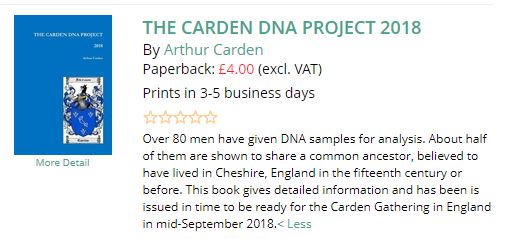 Carden Family History