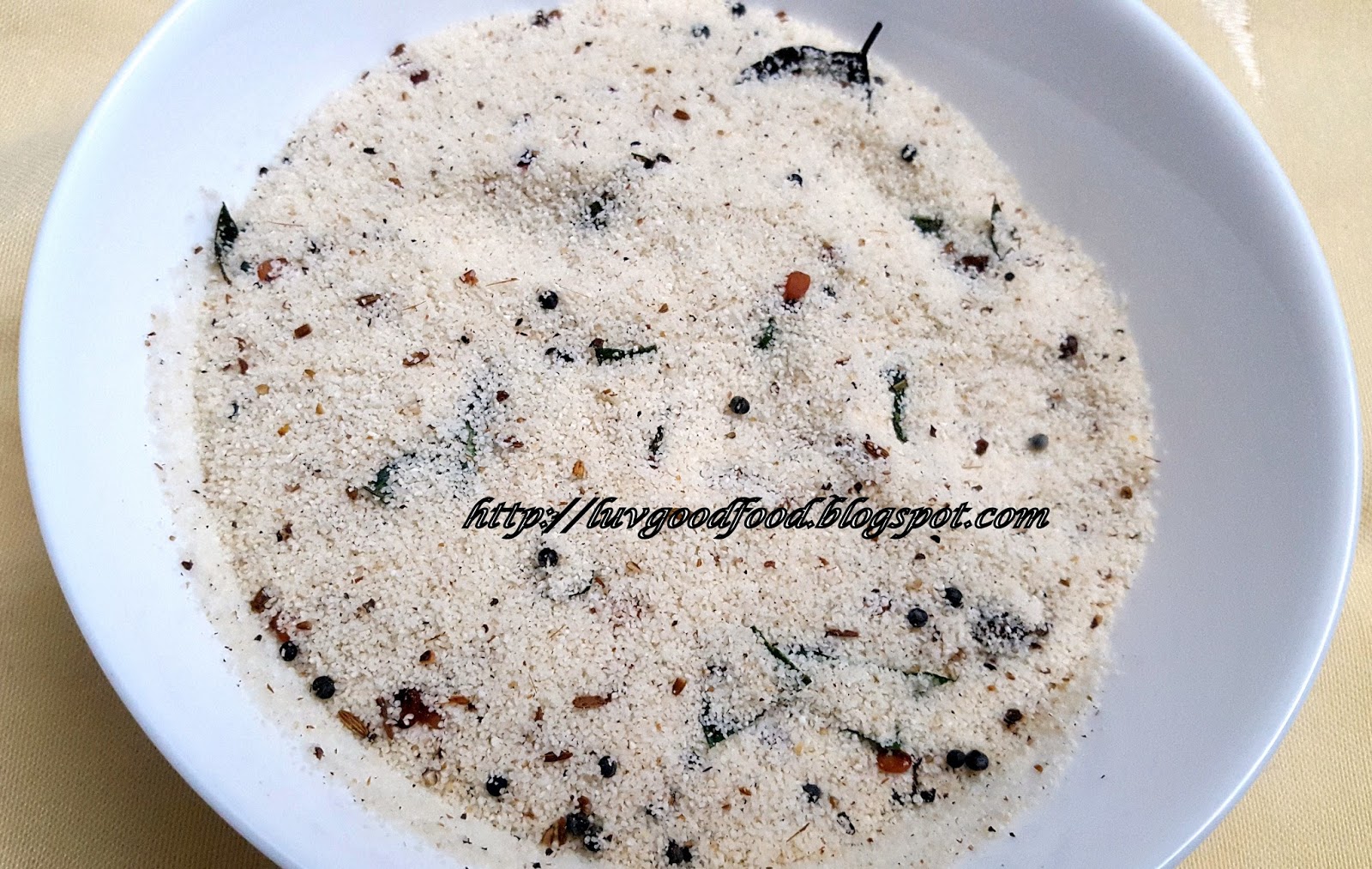 My experiments with food: Rava upma ready mix - Make your own ready-to ...