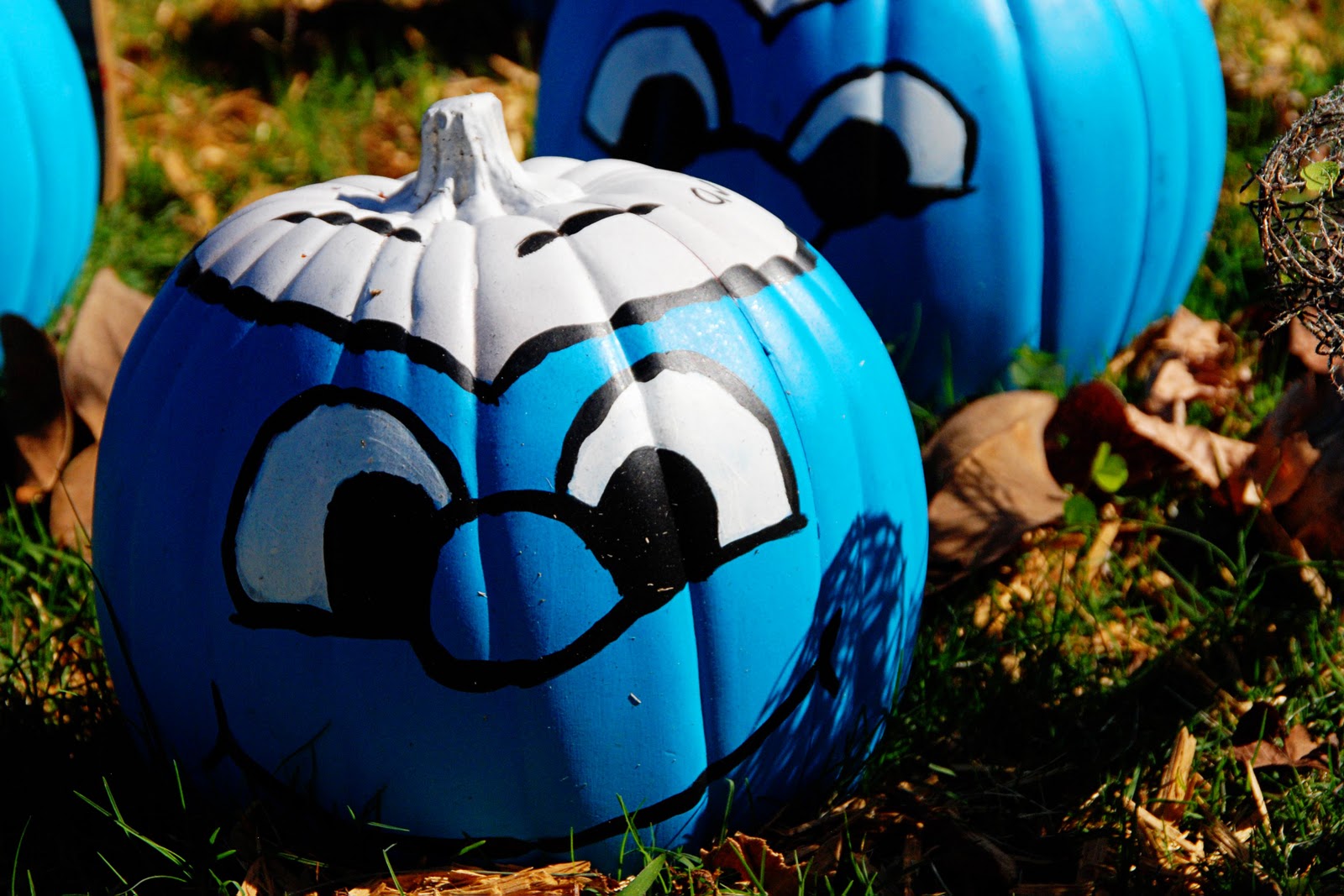Smurf Pumpkins
