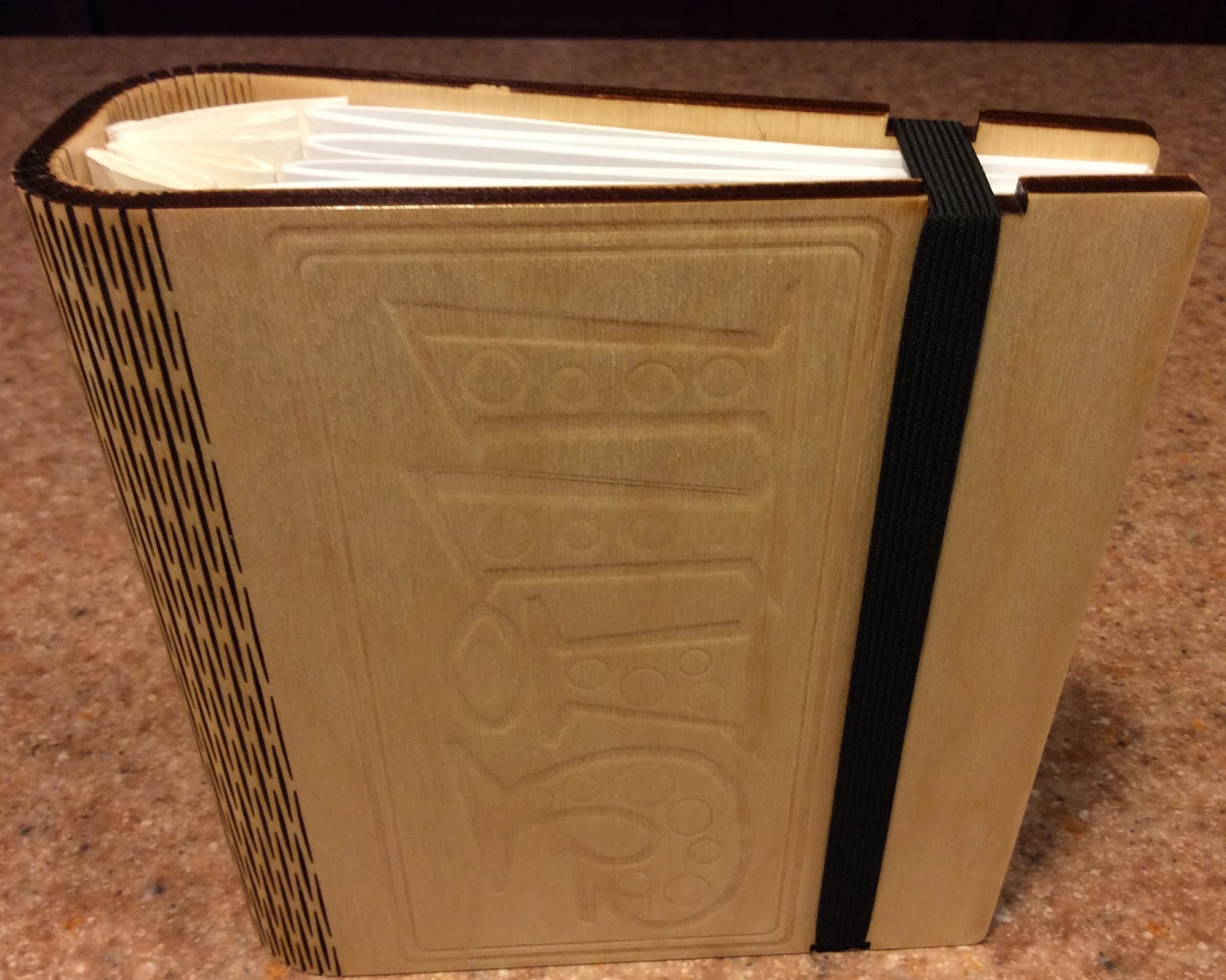 New Things I've Tried: Second Iteration: Laser Cut Book Cover