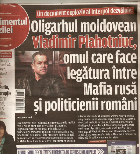 Press on Moldova captive state and the role of Plahotniuc