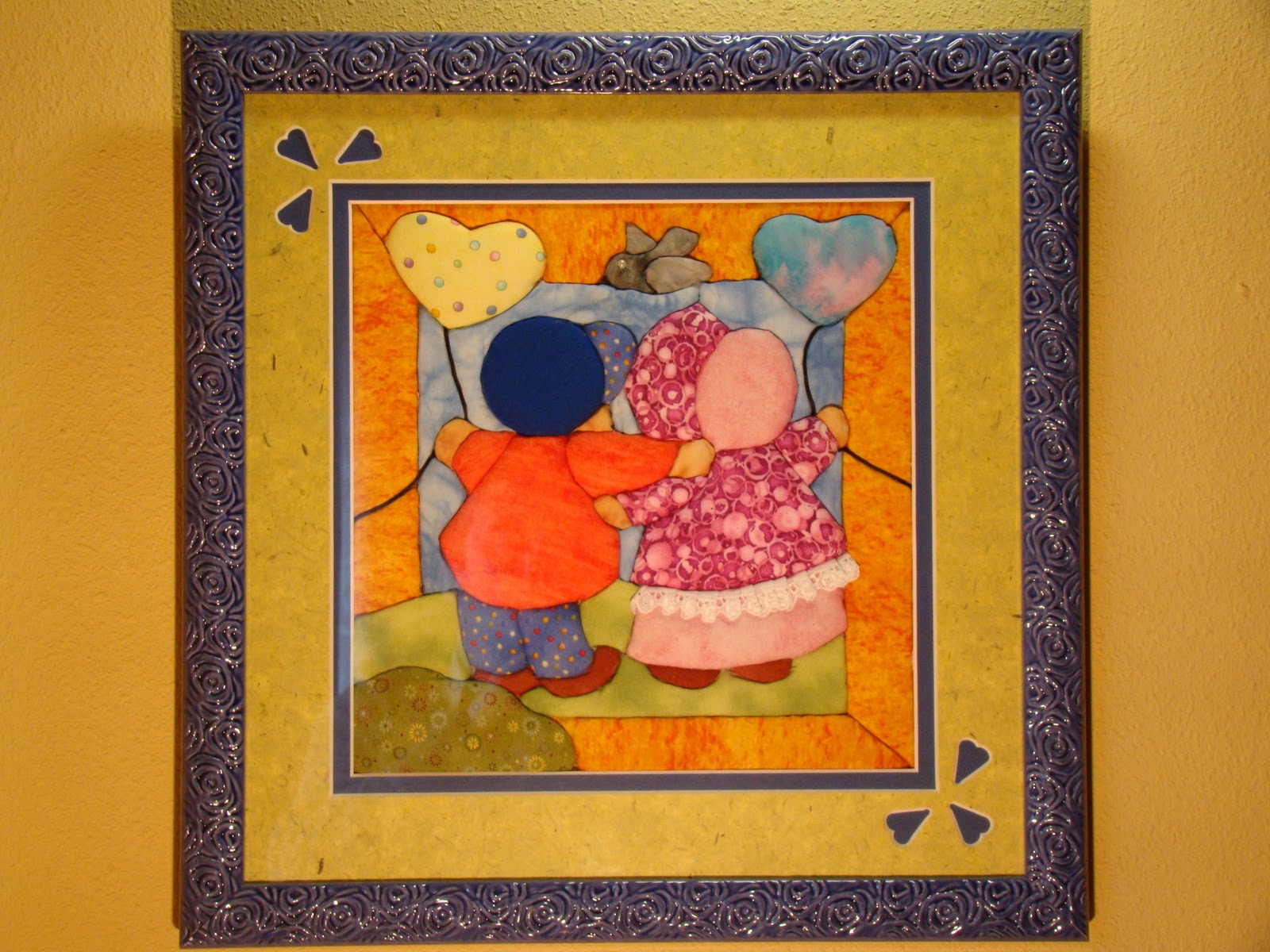 COSETELAS Patchwork: Cuadro de muñecas en Patchwork