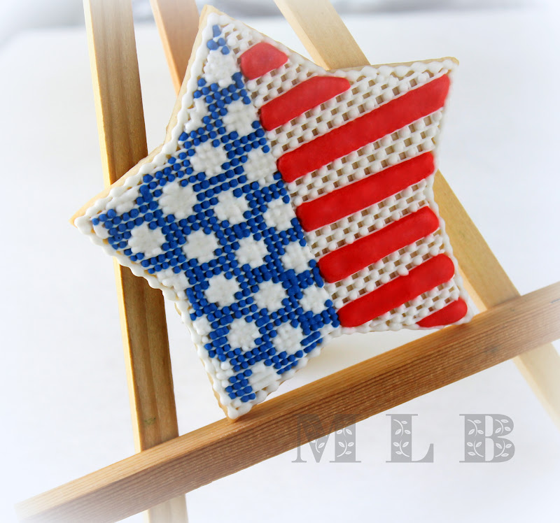 My little bakery 🌹: 4th of July cookies...Creative Star Project!